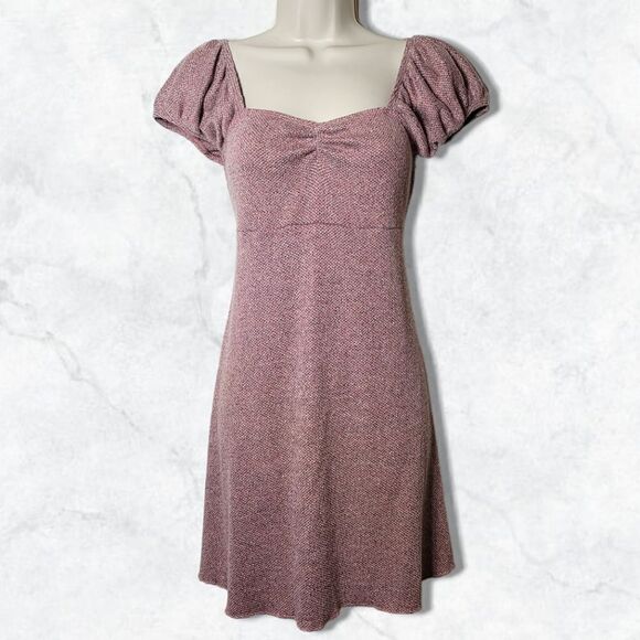 Luna Chix | Dresses | Lunachix Dusty Pink Sparkly Sweetheart Puff ...